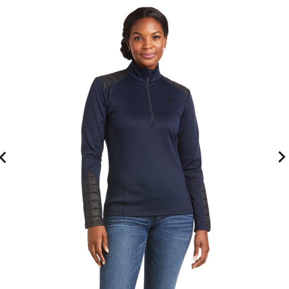 Ariat | Tops | Ariat Ladies Ismay 2 Zip Dark Sapphire Sweatshirt | Poshmark